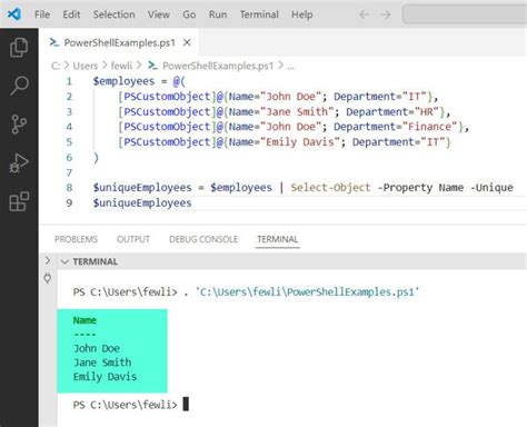 Powershell Select Object Unique With Examples