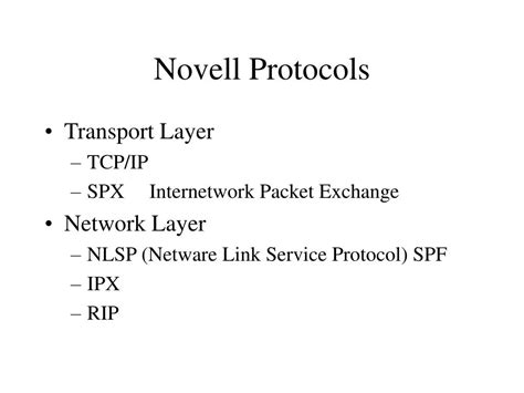 PPT S C Novell NetWare PowerPoint Presentation Free Download ID