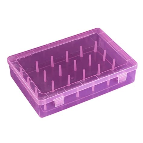 Dualoai Sewing Thread Storage Box For Home Clear Embroidery Thread