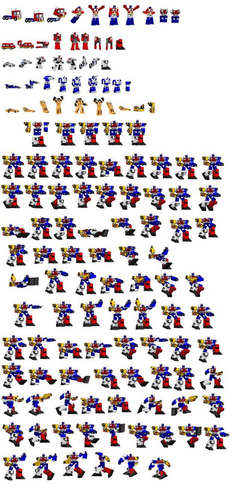 Optimus Maximus Sprite Sheet By Jferral On Deviantart