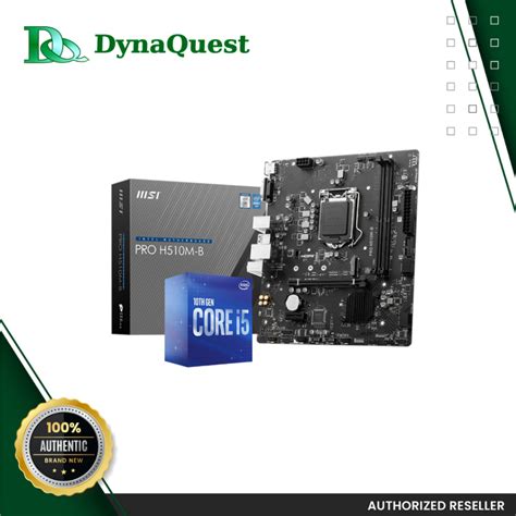 Intel Core I5 10400 Processor Msi Pro H510m B Lga 1200 Motherboard