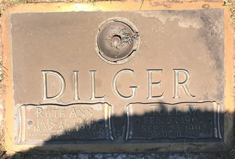 Todd W Dilger 1962 1993 Find A Grave Memorial