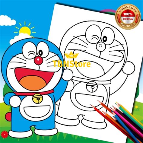 Jual Gambar Sketsa Mewarnai ~ Doraemon Seketsa Lukis Drawing Sketch