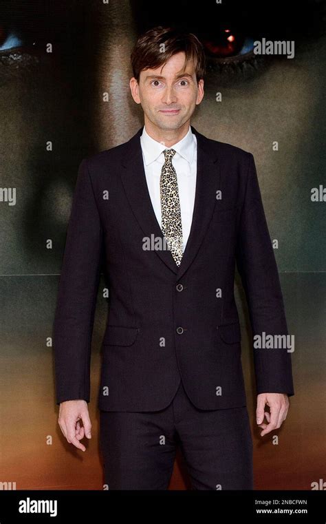 British Actor David Tennant Arrives For The Uk Movie Premiere Of Fright