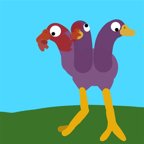 Small Fluffy Gets Eaten By Three Headed Birdmade It Nsfw For The Rules