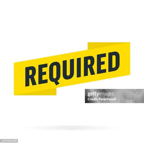 63 Required Icon High Res Illustrations Getty Images