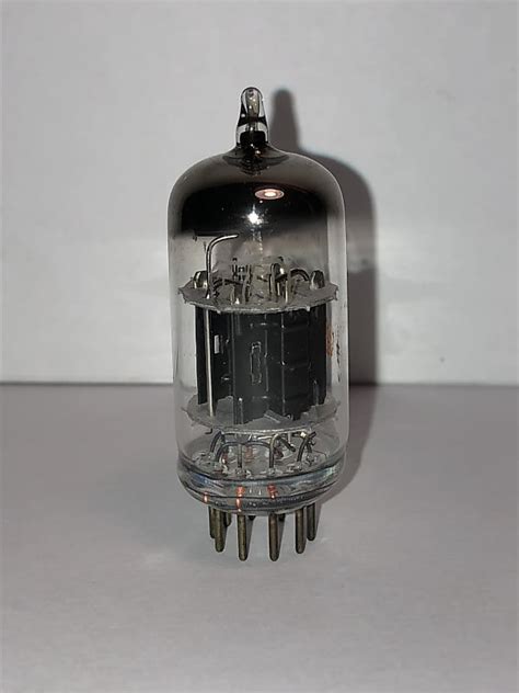 Very Balanced Rca 5751 Tube Black Plates Top O Getter Reverb