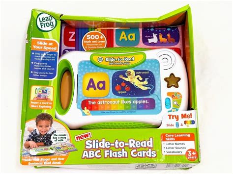 Leapfrog Slide To Read Abc Flash Cards Slide It Sound It Leap Frog
