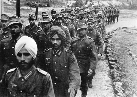 Volunteers From India In A German Unit 1944 Rwwiipics