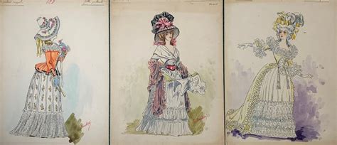 Charles Bianchini 1860 1905 Costume Designs For The Royal Necklace