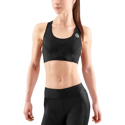 Skins 3 Series Hi Impact Top Sportivo Reggiseno Donna Nero Bike24