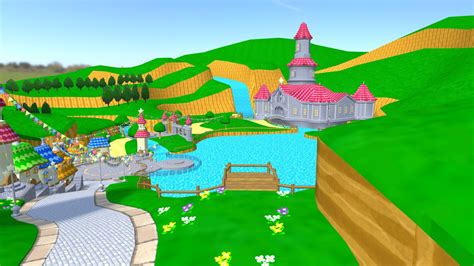 Super Mario Galaxy Peachs Castle Download Free 3d Model By Joshvelez596 [a0c675c] Sketchfab