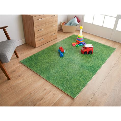 Rolson Grass Effect Floor Mat Set 6pc Homesavers
