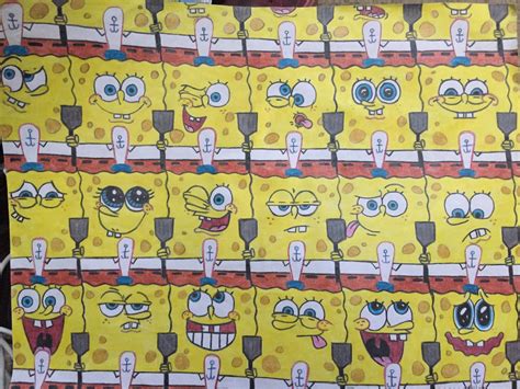 Drew This In High School For Geometry Class Rspongebob