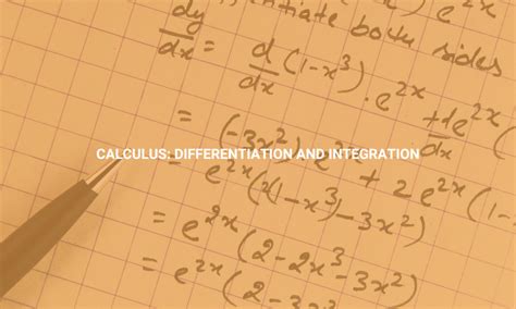Calculus Differentiation And Integration Alpha Academy