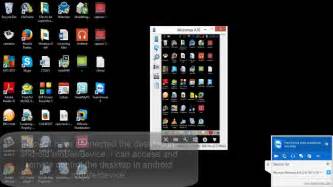 How To Connect Via Remote Control Your Android With Desktop Youtube