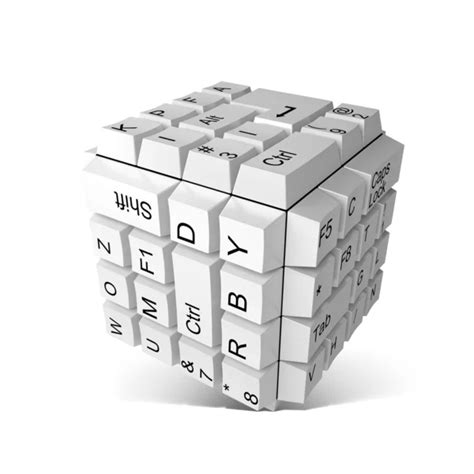 Cube Of Apps Icons Stock Photo Sashkin7 10701344