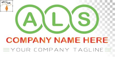Premium Vector Als Letter Logo Design