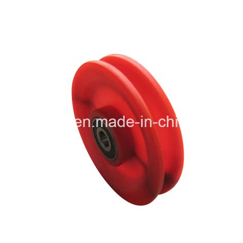 Customized Size Nylon Plastic Track Wheels Pulley Small Wheels V Groove