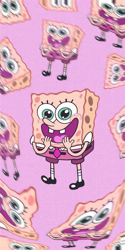 😍 Delighted Spongebob Background Pastel Pink Wallpapers For Phone