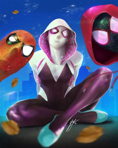 Artstation Spider Gwen Fanart Asyraf Anuar Spider Gwen Fan Art