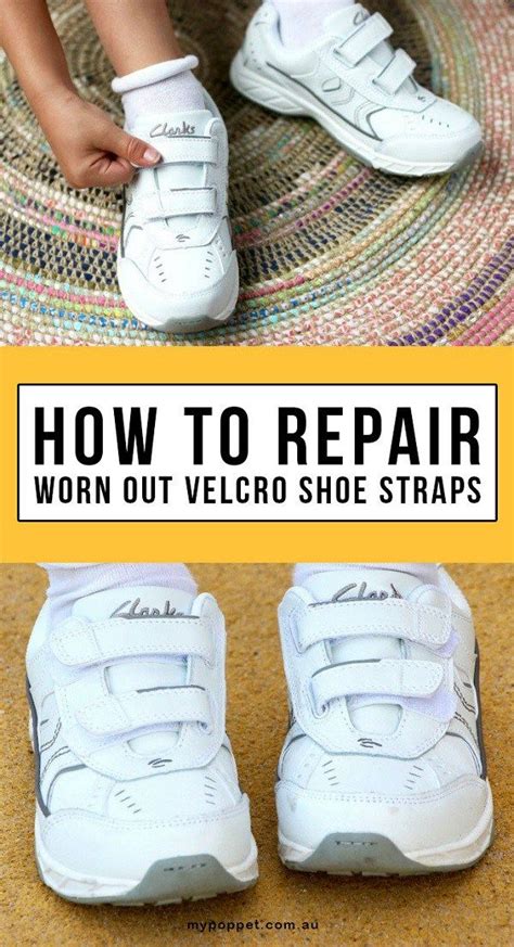 Tutorial Replace Worn Out Velcro Shoe Straps Velcro Shoes Velcro