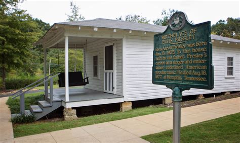 Geboortehuis Van Elvis Presley In Mississippi Amerika Only