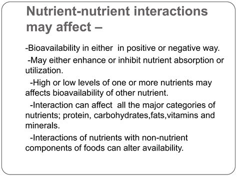 Nutrient Interaction Pptx