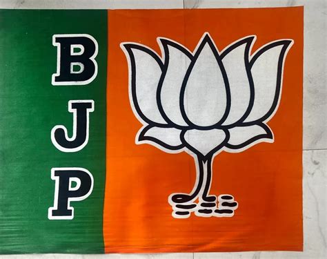 Bjp Party Flags Election Jhanda Sartan Roto At Rs 5piece In Mathura