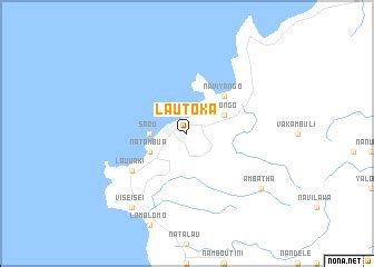 Lautoka Fiji Map