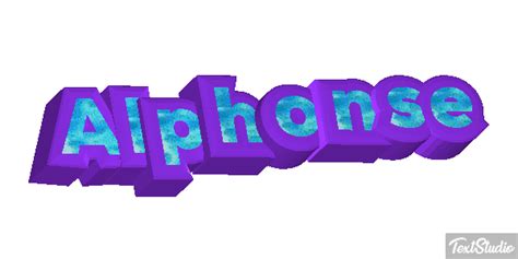 Alphonse Name Animated  Logo Designs