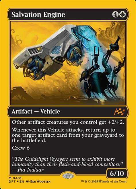 Salvation Engine · Aetherdrift Dft 407 · Scryfall Magic The