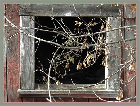 Weathered Barn Window This Barn Continues To Push Back The Wearing Of Time Anyone Gazing At