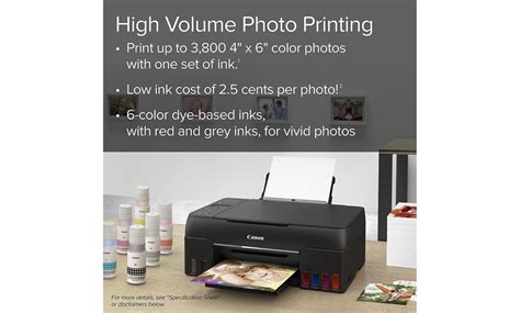 Canon Pixma G620 Wireless Megatank Photo All In One Printer Black