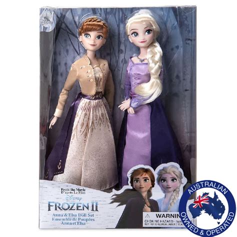 Disney Toys Frozen 2 Elsa Anna Princess Doll Set Collection Dolls With
