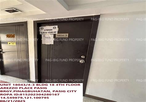 Unit 4 3 4th Flr 18 Arezzo Place Phase 3 Building 18 Pinagbuhatan