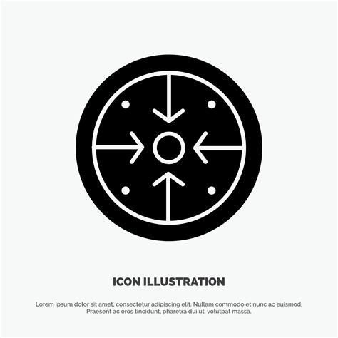 Stages Goals Implementation Operation Process Solid Glyph Icon Vector 17970155 Vector Art At