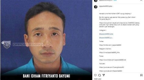 Siapa Bani Idham Yang Jebloskan Istri Ke Penjara Dalam Kasus Kdrt Padahal Dia Juga Tersangka