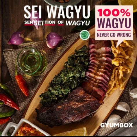 Jual Sei Sapi Wagyu Daging Sapi Asap Gyumbox Frozen Food Makanan Instan