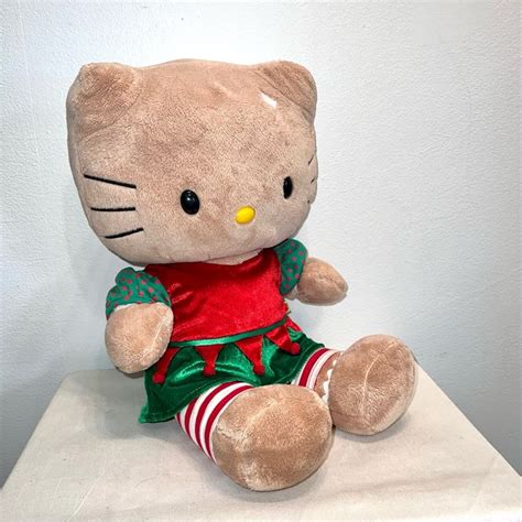 Hello Kitty Build A Bear Gingerbread Christmas Sanrio 18 2012 No Bow