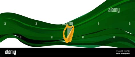 Flag And Coat Of Arms Of Leinster The National Flag Of Ireland Leinster With The Golden Harp