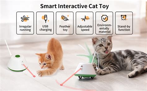 Cat Toys Interactive Cat Toys For Indoor Cats With Led Light 3