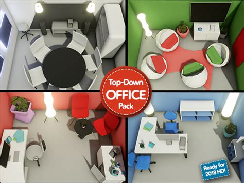 Low Poly Office Megapack 3d Environments Unity Asset Store