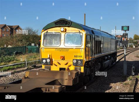 Freightliner Liveried Class 66 Diesel Locomotive No 66544 Heads North