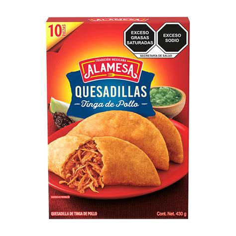 Quesadillas Tinga De Pollo Alamesa 430 Gr