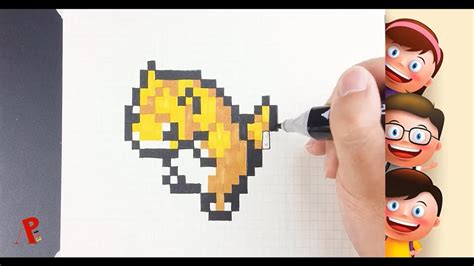 Wie Man Sandshrew Pokemon Pixel Art Zeichnet Pixelart123de Youtube