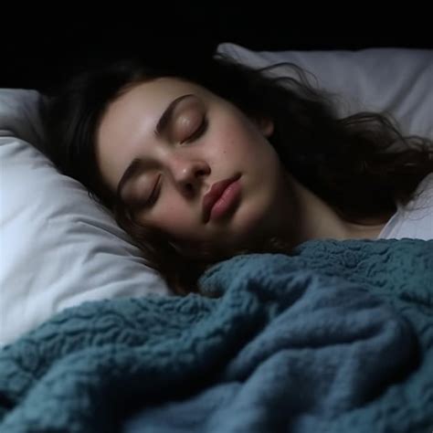 Premium Photo Generative Ai Woman Sleeping In A Bed At Home