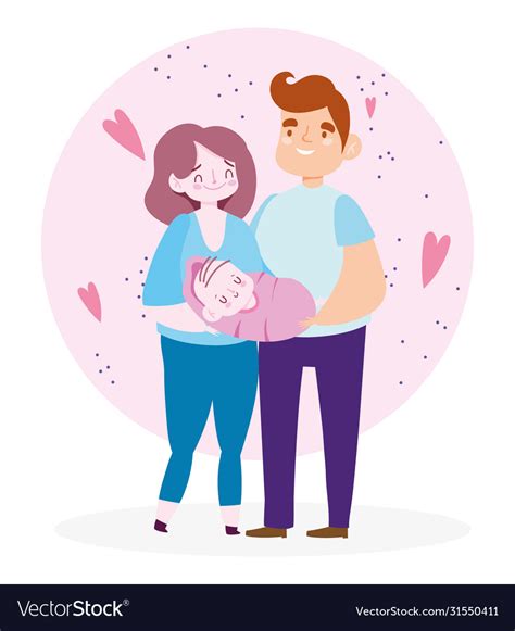 Top Mother Father And Baby Cartoon Pictures Tariquerahman Net