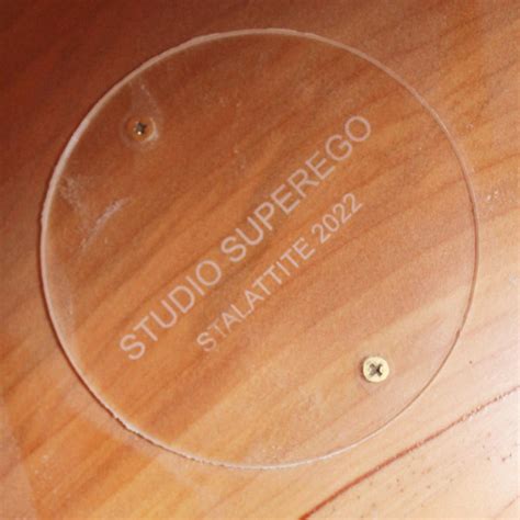 Studio Superego Modern Wood And Multicolor Plexiglass Italian Coffee
