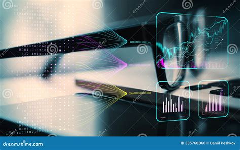 Complex Data Visualization Of Financial Graphs And Binary Codes On A
